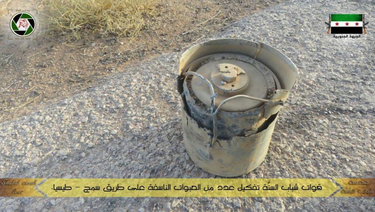 FSA Destroyed IEDs Near Jordanian Border – IED Awareness